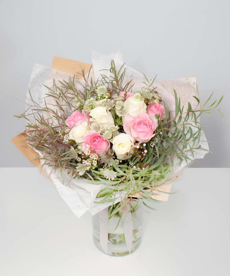 Valentine’s Day Mixed Rose Bouquet - Roses & Spring Flowers